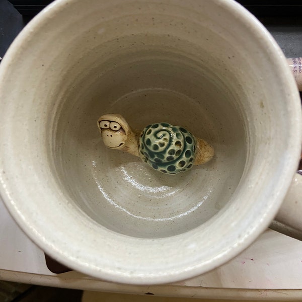 Snail Mug Stoneware Handmade - Etsy