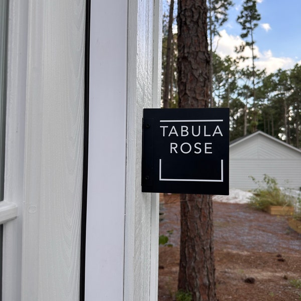 Flag Shop Sign, Round Shop Sign, Blade Sign,custom Shop Sign, Modern ...