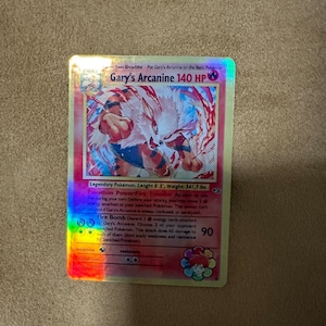 Ash's Charizard Gym Heroes Revival Handmade Holo Proxy Card - Etsy