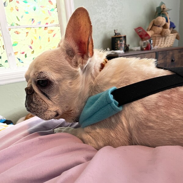 Dog Harness Padding Cover - Harness Huggies | Soft Fleece Fabric Dog ...