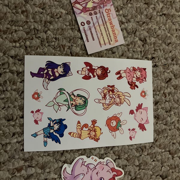 Tokyo Mew Mew Stickers - Etsy