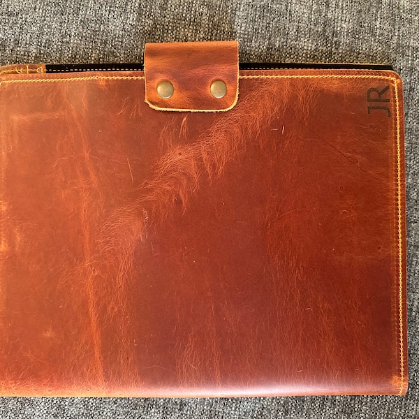 Personalized Leather Padfolio Organizer, Notebook Journal, Portfolio ...