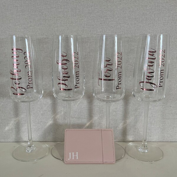 Personalised Prom Glasses, Prom Gift Set, Prom Gifts for Daughter, Prom ...