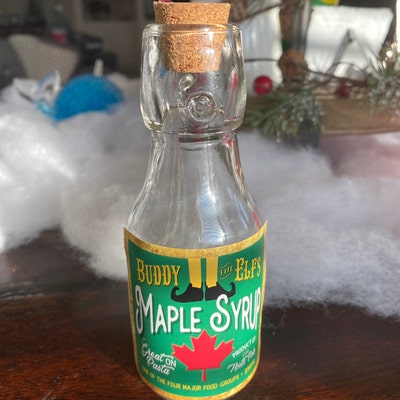 BUDDY the Elf Maple Syrup STICKER Label Only Easy-to-peel Sticker ...