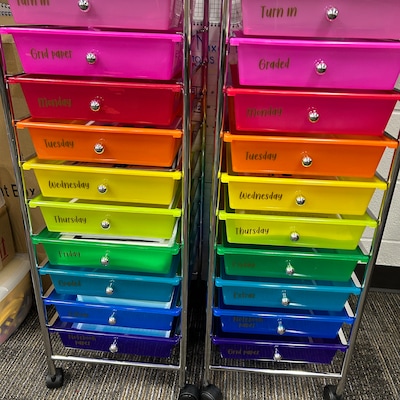 Set of 10 Teacher Labels, Stickers, Drawer Labels, Drawer Stickers ...