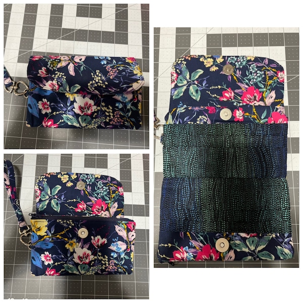 The Flip Clutch Wallet . PDF Bag Sewing Pattern. Coin Purse Pattern ...