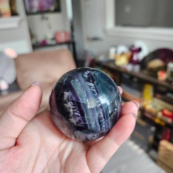 Rainbow Jade Sphere | 7 Color Jade Sphere - Etsy