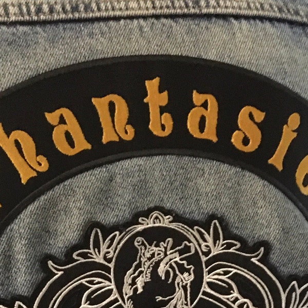 11 Inch Custom Rocker Patches Custom Rocker Patch - Etsy