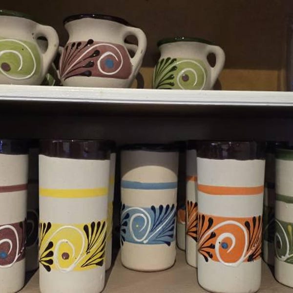 Mexican Clay Mugs | Handmade in Mexico | Coffee and Tea Mug | Breakfast ...