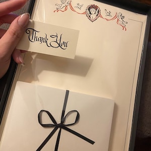 Bow Greetings Card (blank Inside) Victorian / Vintage Ribbon ...