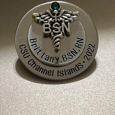BSN Pin BSN Nursing Pin for Nurse Graduation BSN Gift for - Etsy