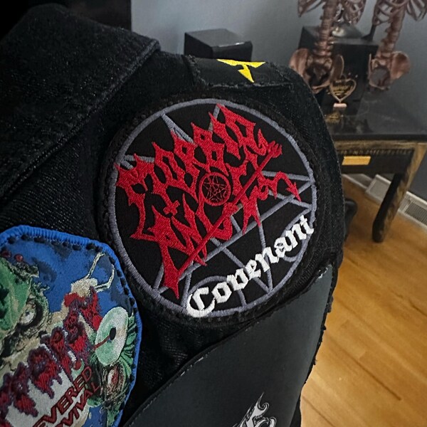 Wolf Embroidered Back Patch | Mean Growling Dog Harley Davidson Biker ...