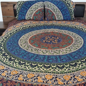 Indian Handmade Kantha Quilt Multi Patchwork Bedspread | Etsy