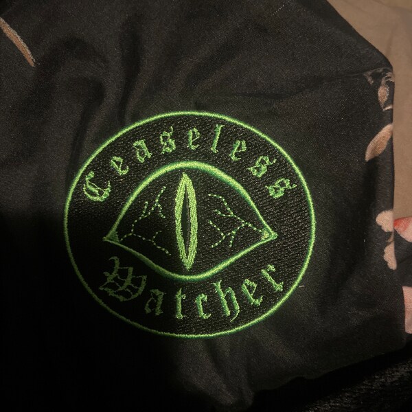 Ceaseless Watcher Patch Fully Embroidered, Horror Podcast Badge, MAG ...