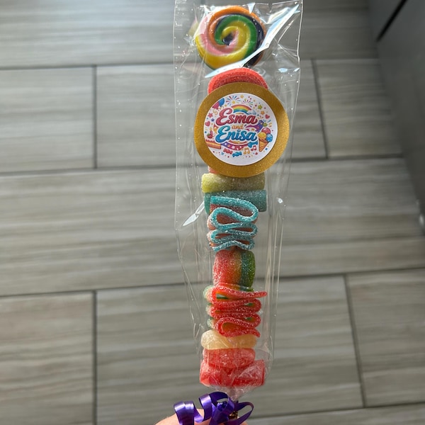 Gelatin-free Candy Kabob Party Favors - Set of 20 - Etsy