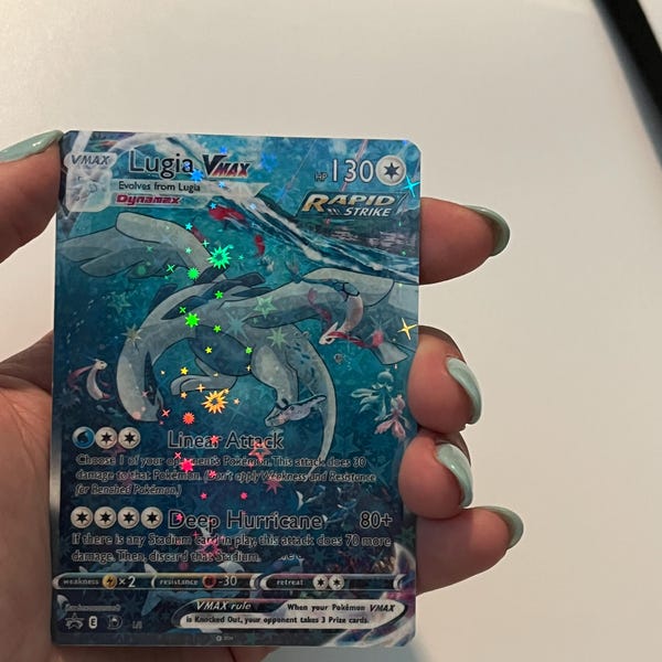 Ocean Lugia VMAX - Etsy