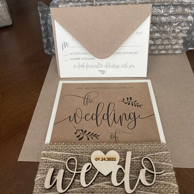 Rustic Wedding Invitations, Personalized Wedding Invitations ...