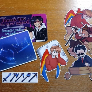 LIMITED Tntduo Chibi Stickers DSMP / Dream SMP Alex - Etsy