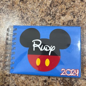 Disney Autograph Book Personalized Mickey Mouse Classic Collection ...