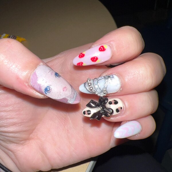 Cry Baby Nails - Cry Baby - Coffin Nails - Nails - Cute Nails - Press ...