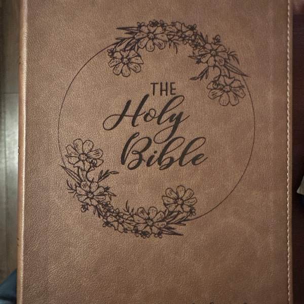 Personalized KJV Bible: Create Your Own Custom Engraved Design With a ...