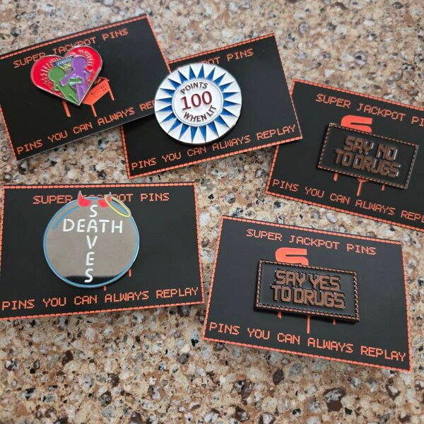 Pinball Pop Bumpers 1000 Points Soft Enamel Pin - Etsy