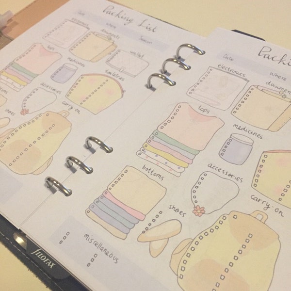 Fun Hand-drawn Reading Tracker Cute A5 Printable Reading Journal Book ...