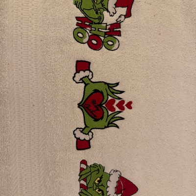 Grinch Line Art Embroidery Design Grinch Face Line Embroidery - Etsy