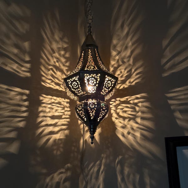 Moroccan Brass Table, Moroccan Table in Wood and Brass, Marrakech Fés ...