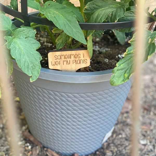 Set of Plant Markers | Potted Plant Sign | Herb Marker | Plant Stake ...