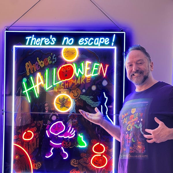 No You Hang up Neon Sign Custom Halloween Decor Ghostface Calling Led ...