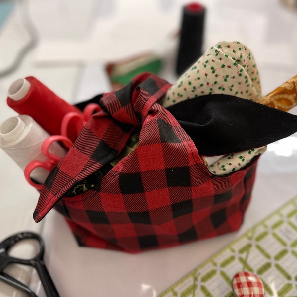 Knot Bag PDF Sewing Pattern | MINI & MEDIUM Size Bundle | Reusable Gift ...