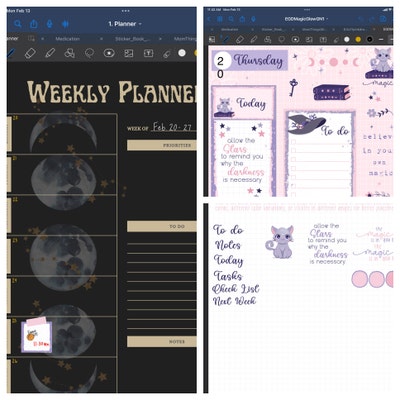 500 Digital Planning Sticker Set Goodnotes Stickers Doodle Stickers ...