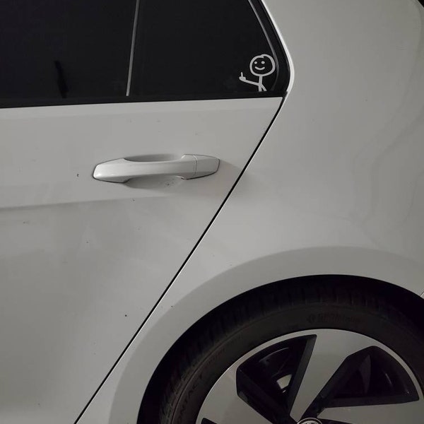 Glow in the Dark Middle Finger Vinyl Decal - Etsy