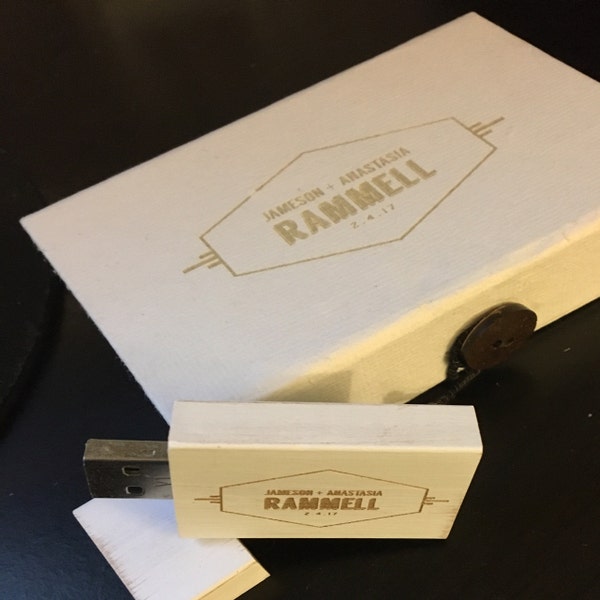 16 GB USB Flash Drive Vintage Style Engraving Included - Etsy