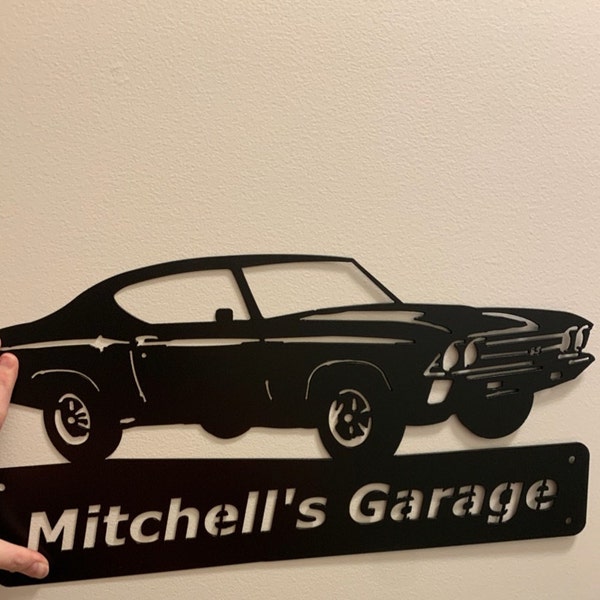 1969 Chevy Chevelle - Personalized Metal Sign - Etsy