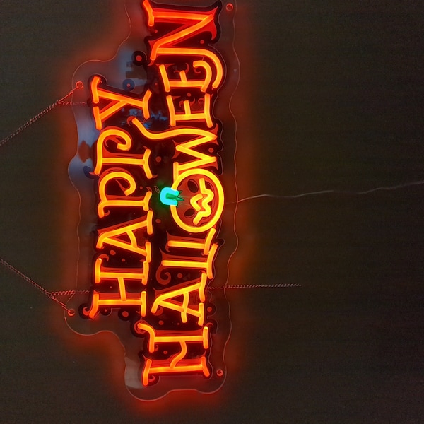 Halloween Neon Sign, BOO'D Neon Sign, Halloween Party Sign, Halloween ...