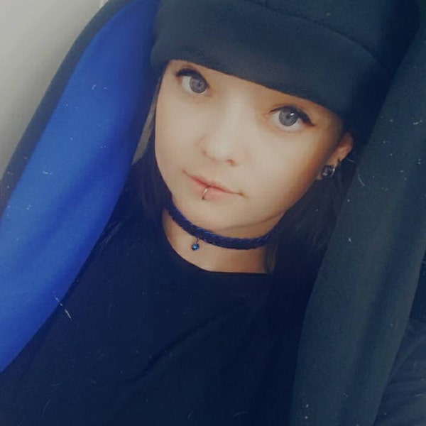 Fleece Link Hat Legend of Zelda Inspired BLACK Shadow Link Video Game ...