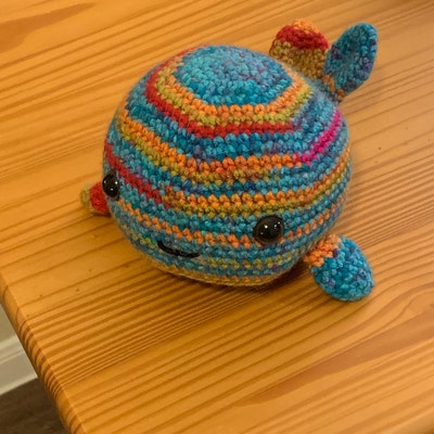 Large Angel Fish Plush Crochet Toy Amigurumi Blue and Gray - Etsy