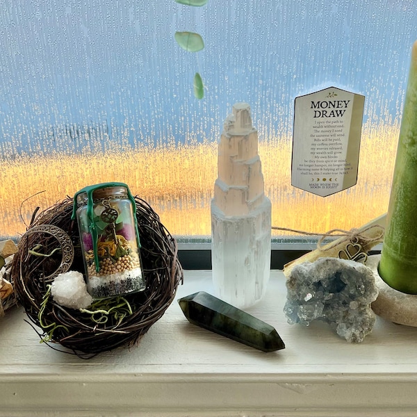 Prosperity Spell Jar: Handcrafted Abundance Intention Bottle - Etsy