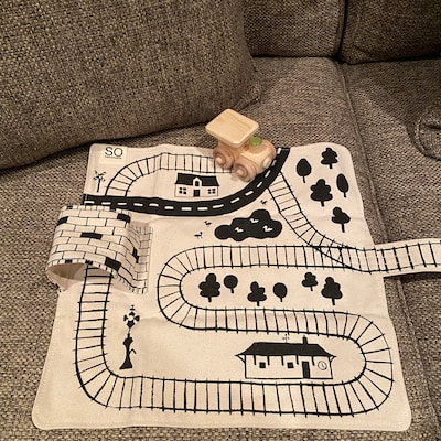 Organic TOY CAR ROLL Small Cars Toy Car Storage Kids Birthday Gifts ...