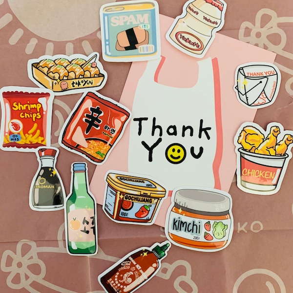 Korean Ramen Sticker, Shin Ramen Sticker, Korean Sticker, Spicy Sticker ...