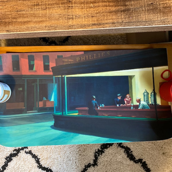 LARGE Nighthawks by Edward Hopper 1942 Painting Poster Print - Etsy