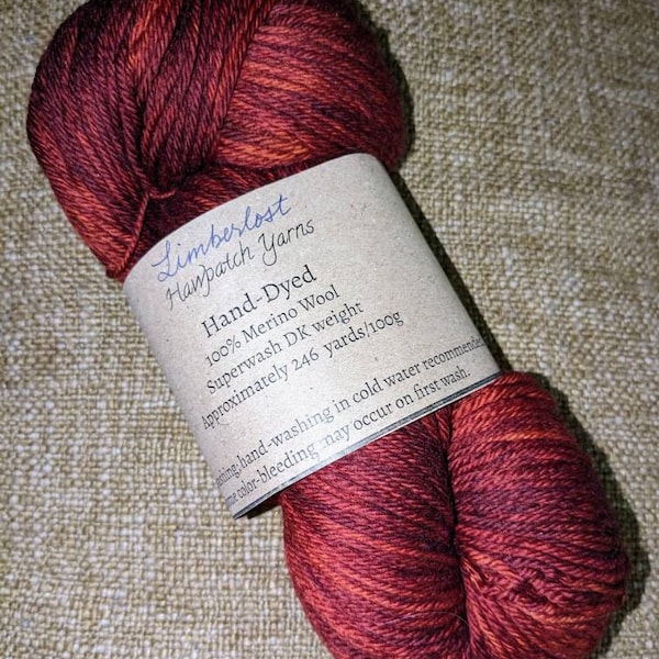Limberlost: Hand-dyed Rust Orange Yarn. Spice. Clay. Umber. Copper ...