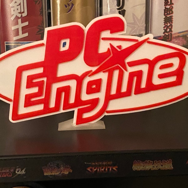 PC Engine Logo 3D Shelf Display/fridge Magnet - Retro 80s 16bit Video ...