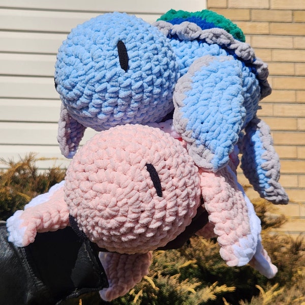 Bow and Heart Turtle Crochet Pattern Valentines Day 2-in-1 Pattern PDF ...