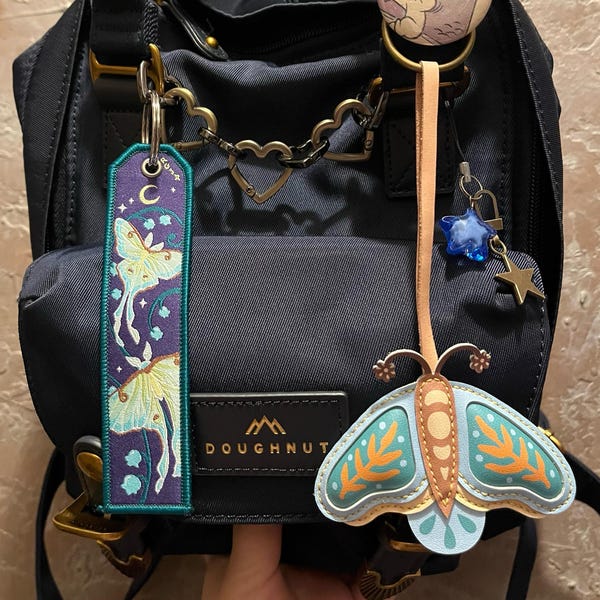 Purse Bag Charm, Unique Bag Charm, Cute Key Chain, Handmade Bag Charm ...