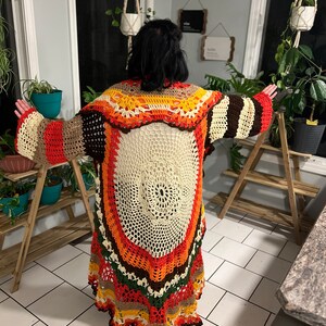 Boho Vest Pattern Crochet Bohemian Vest / Circle Vest / - Etsy