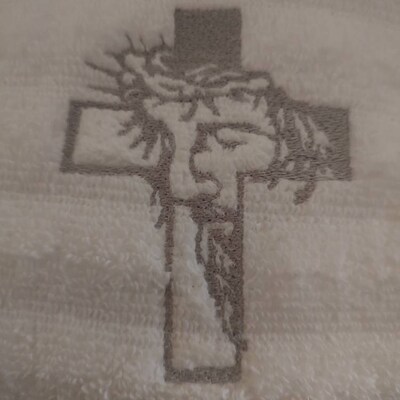Jesus Cross Machine Embroidery Design, Four Sizes Included, Instant ...