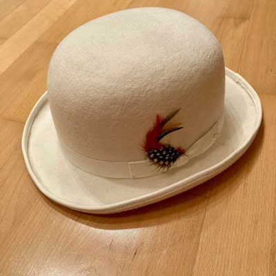 Soft Crushable Bowler Hat 100% Wool Classic Bowler Hat Derby Hat Woman ...